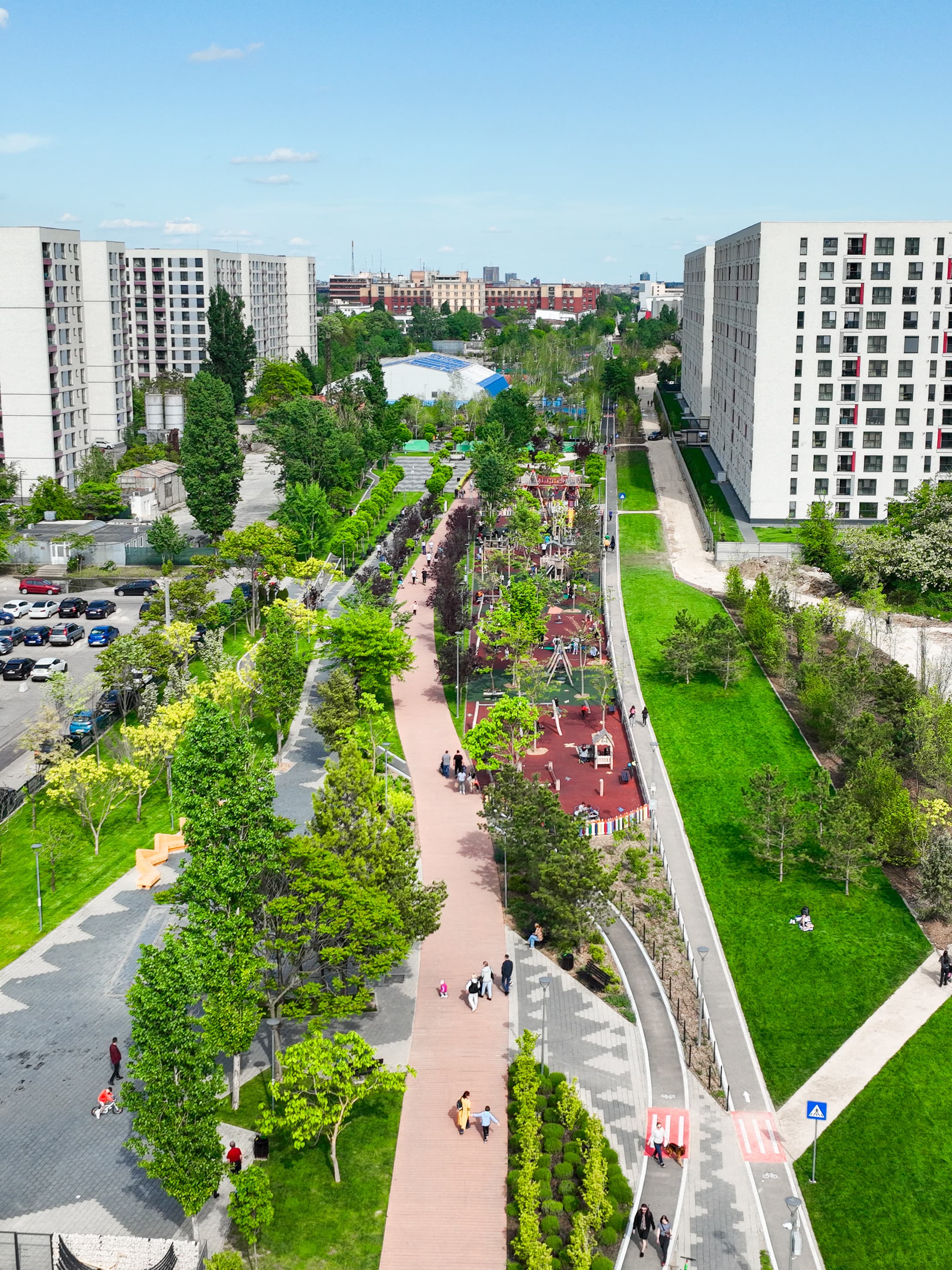 Parcul Liniei, cel mai mare parc nou după Revoluție, a ajuns la 8 ...